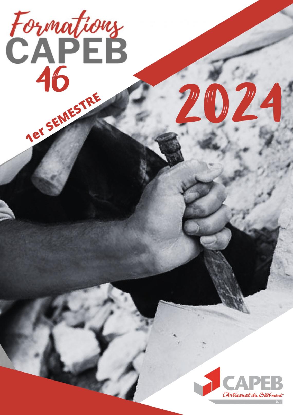 CATALOGUE DE FORMATIONS 2024 ・ CAPEB